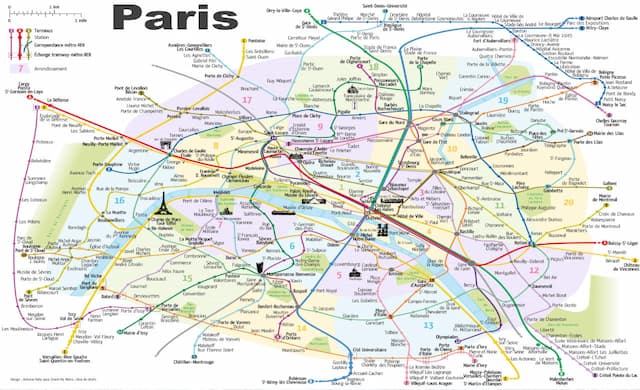Paris Geography & Map | Flamingo Travels