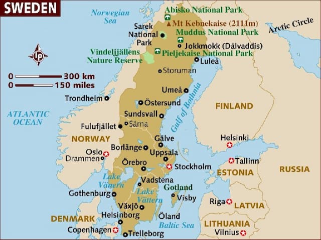Sweden Geography & Map | Flamingo Travels